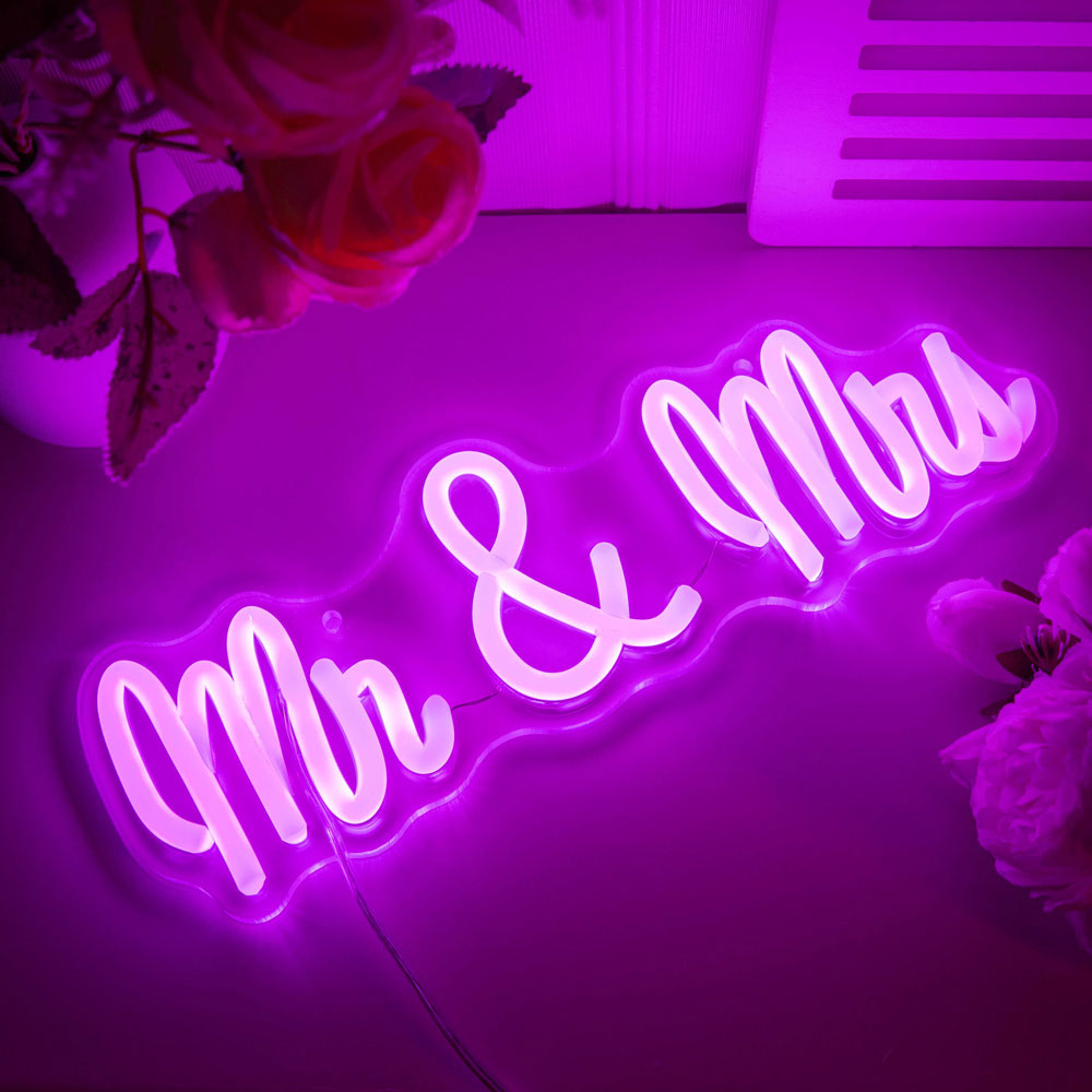 Led Neon Wedding Sign at Willis Beane blog