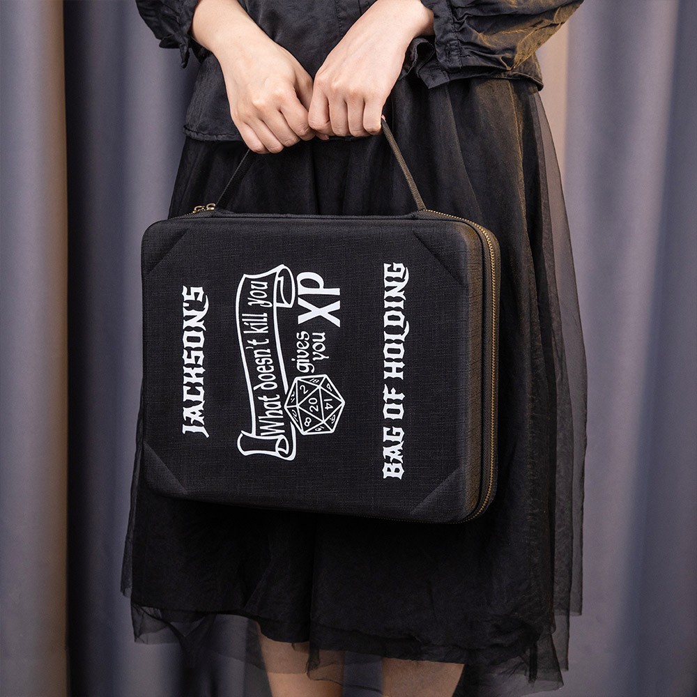 TTRPG Accessories Case for Dice and Miniatures I Custom Name RPG Bag of ...