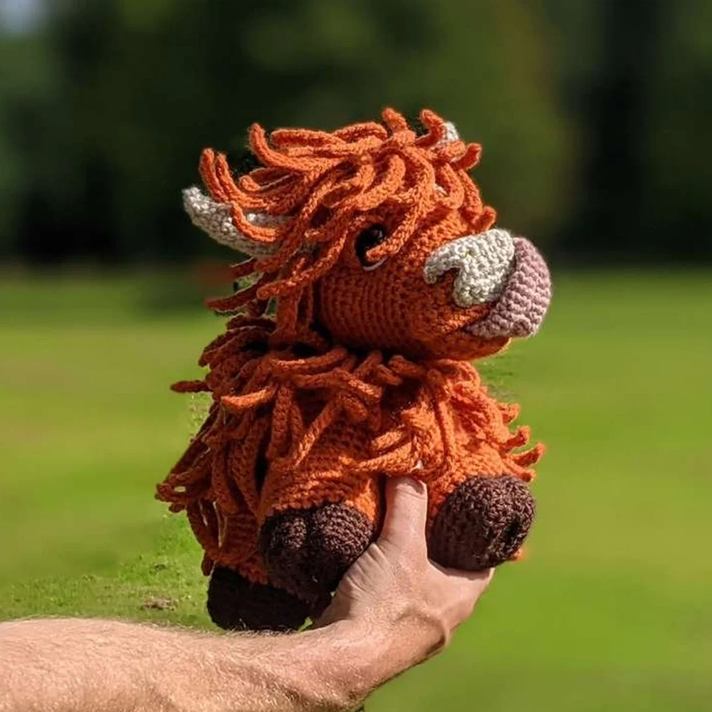 Crochet Highland Cow, PDF PATTERN ONLY, Amigurumi Doll, Tunnock, Haggis ...